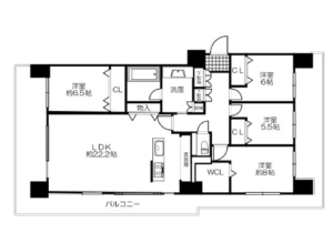【売MS】♦ホテルライクな室内♦ デュオヒルズ釧路 7階部分 4LDK＋WIC | アクシエイズム